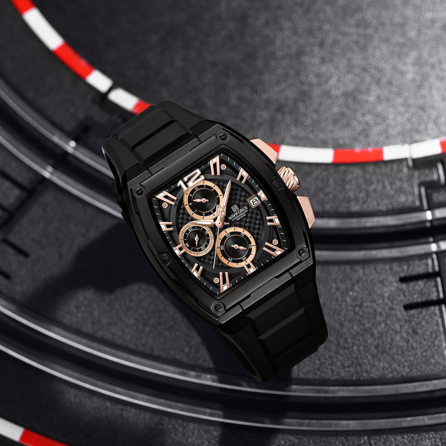 Naviforce 8050 Nitro Men Watch - Black